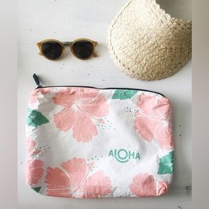 ALOHA Collection | Bags | Aloha Collection Small Pouch Hibiscus Guava ...
